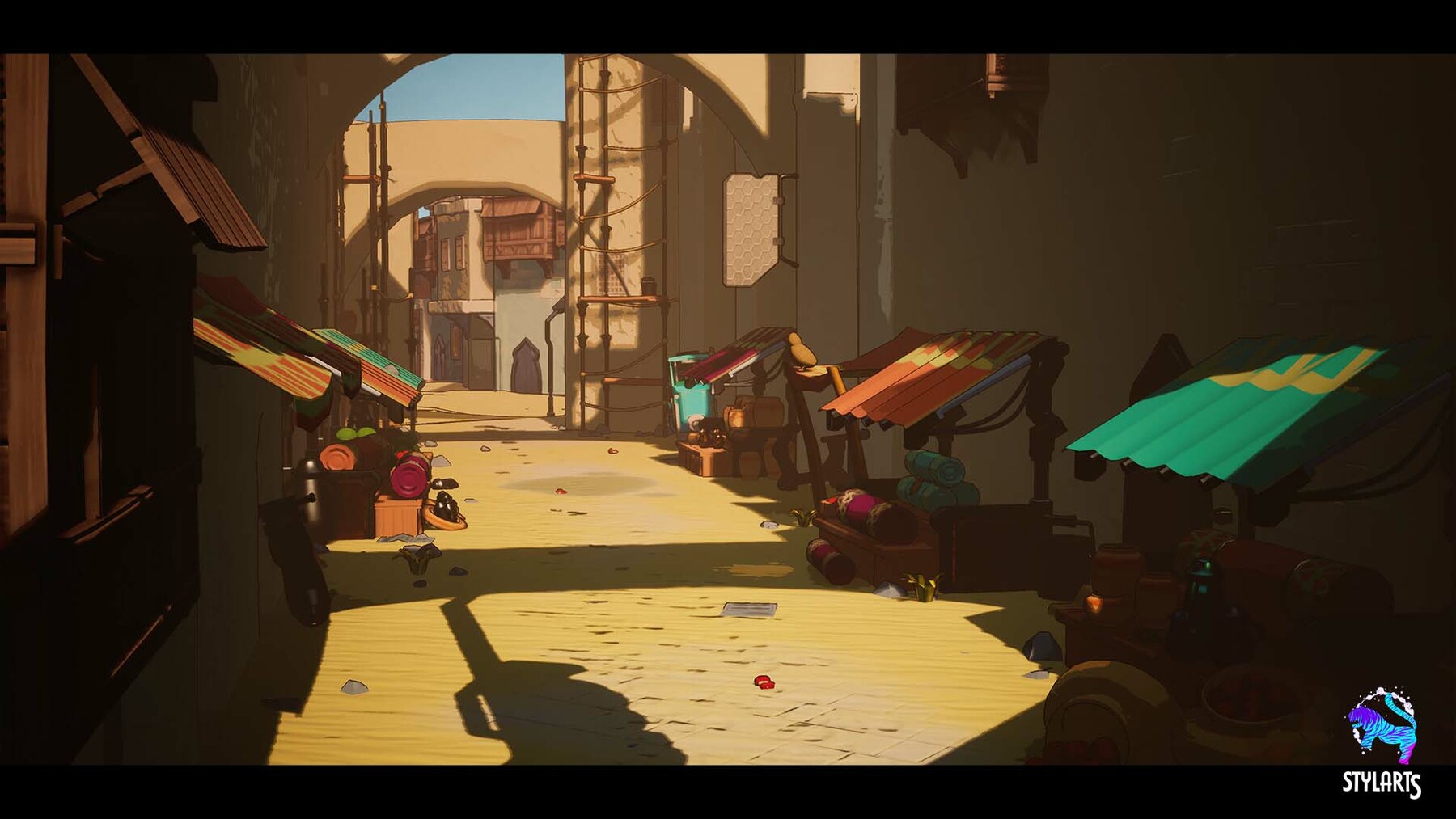 ArtStation - Stylized Indian City | Game Assets