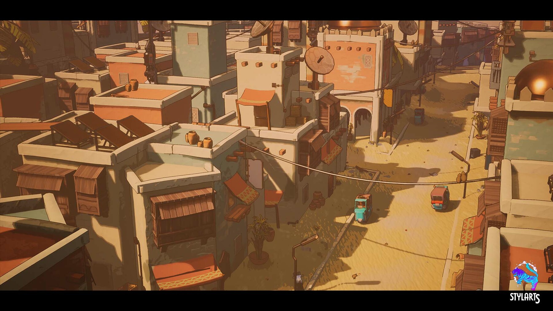 ArtStation - Stylized Indian City | Game Assets