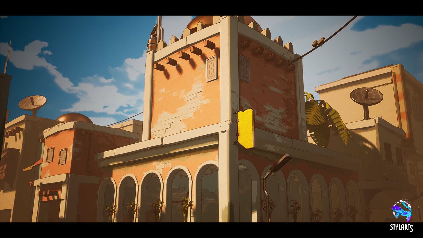 ArtStation - Stylized Indian City | Game Assets