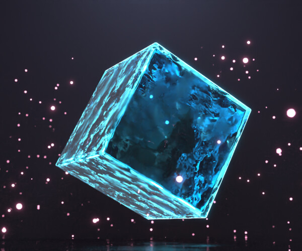 ArtStation - Animated cube 3D model | Resources