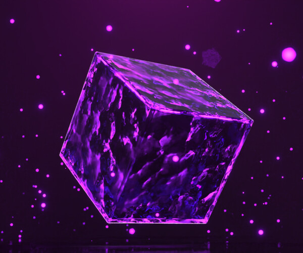 ArtStation - Animated cube 3D model | Resources