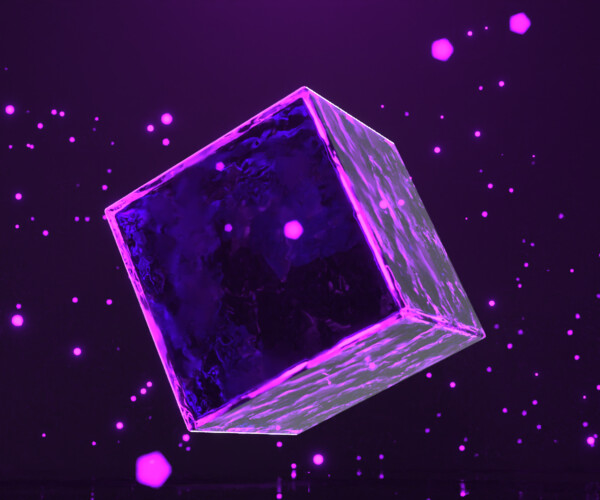 ArtStation - Animated cube 3D model | Resources
