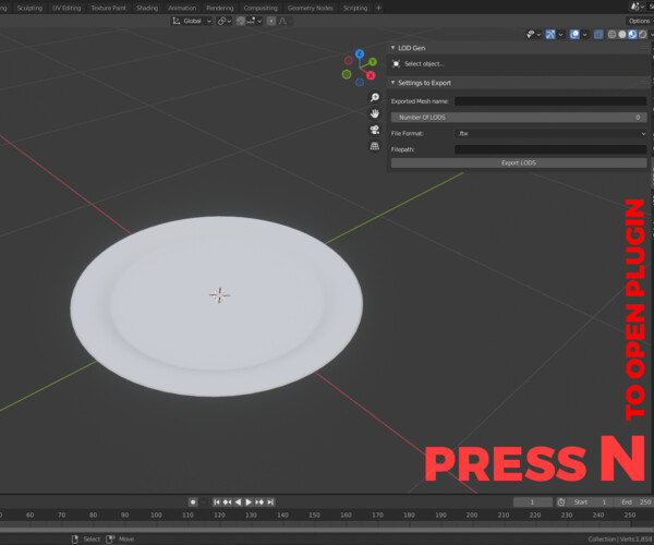 ArtStation - LOD GEN - [Blender Plugin] | Resources