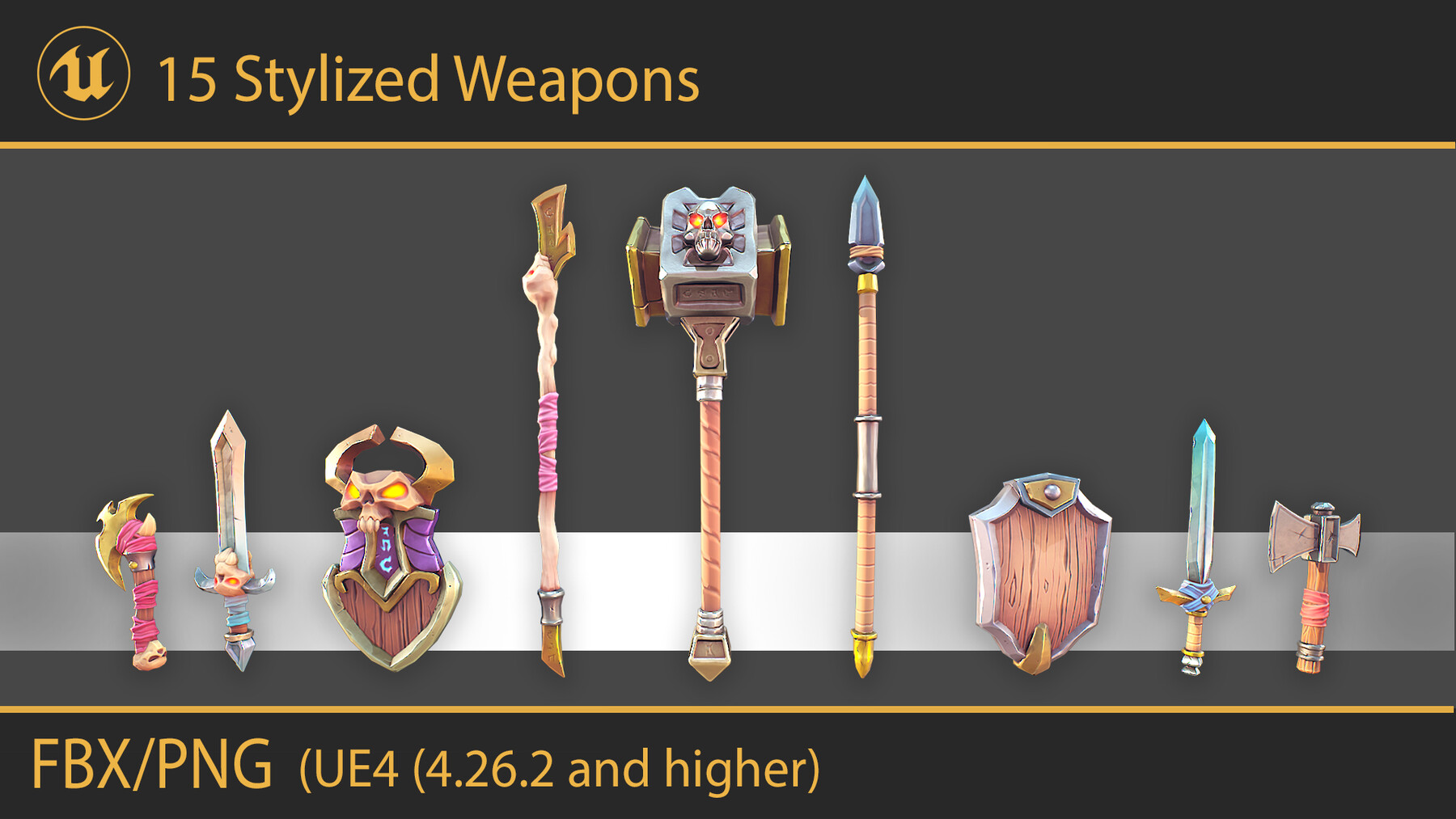 ArtStation - Stylized Weapons Props | Game Assets