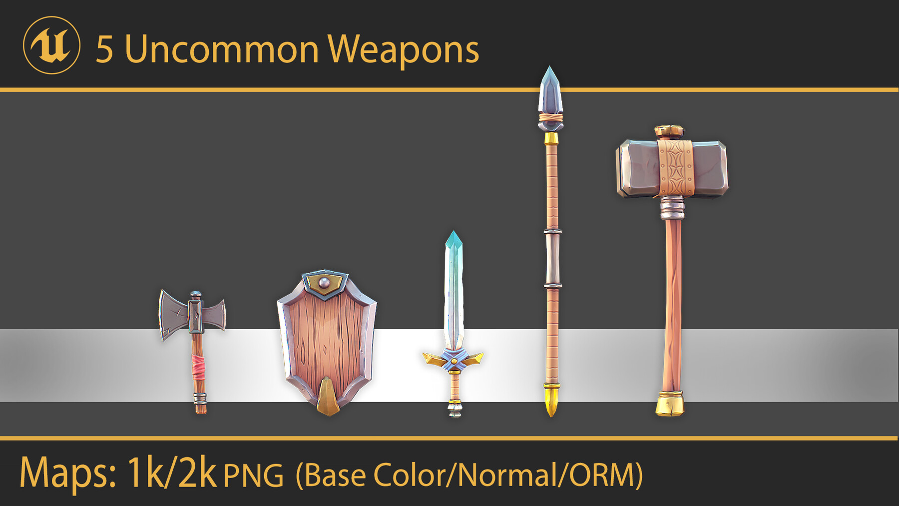 ArtStation - Stylized Weapons Props | Game Assets