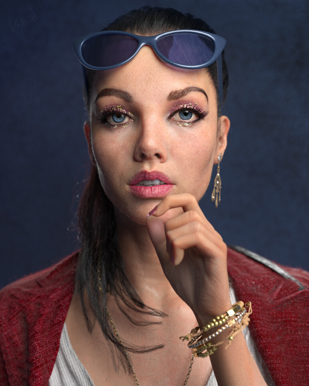 ArtStation - Zoe Free full maya scene | Resources