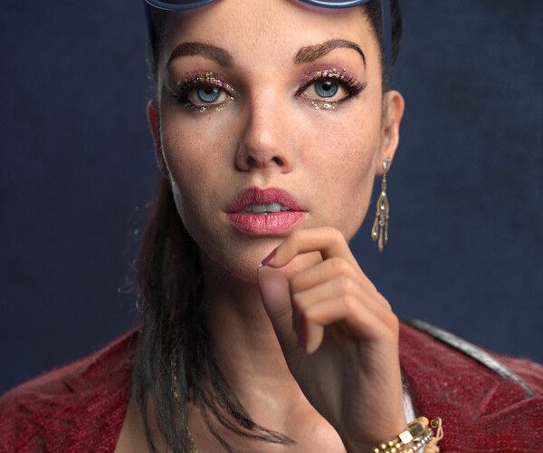 ArtStation - Zoe Free full maya scene | Resources