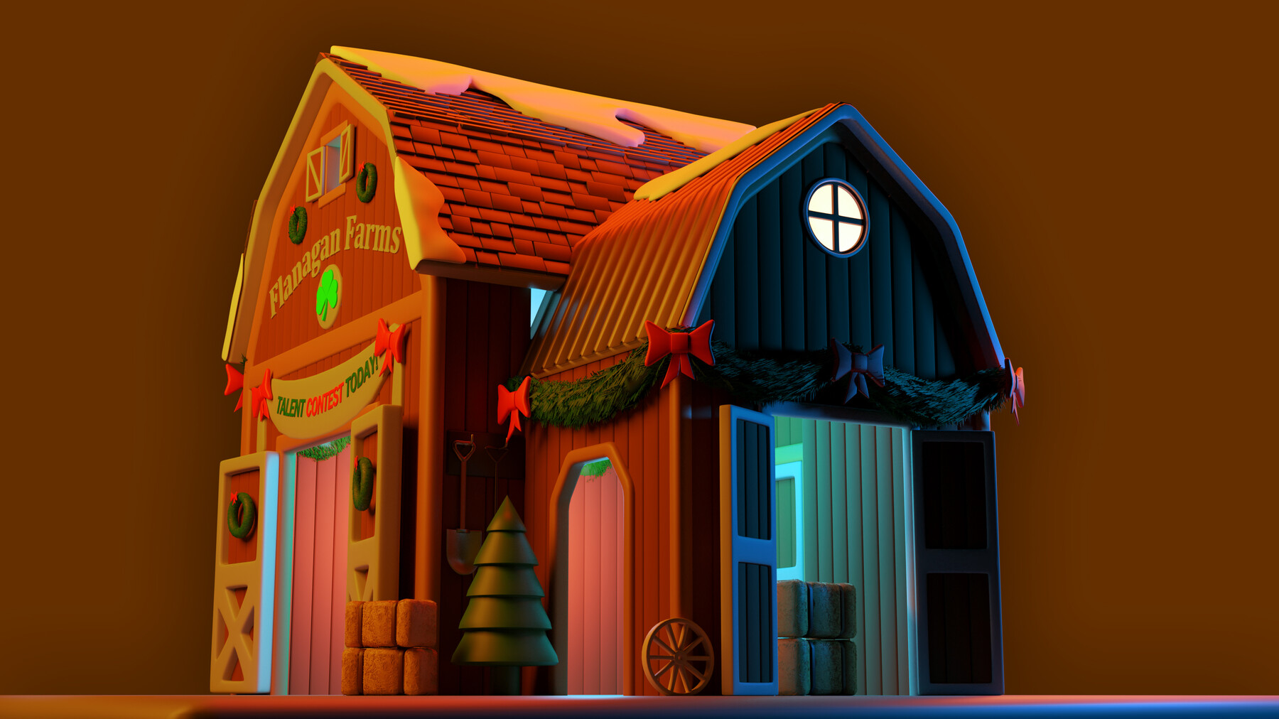 ArtStation - Christmas buildings collection vol.2 | Resources