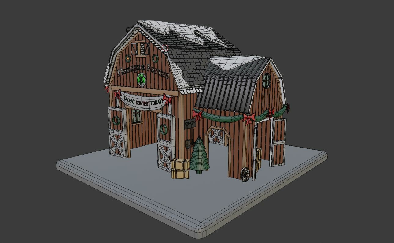 ArtStation - Christmas buildings collection vol.2 | Resources