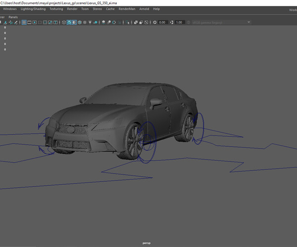 ArtStation - Lexus GS 350 F Sport | Resources