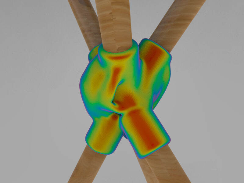 ArtStation - Topology Optimized Table Beam Connector | Resources