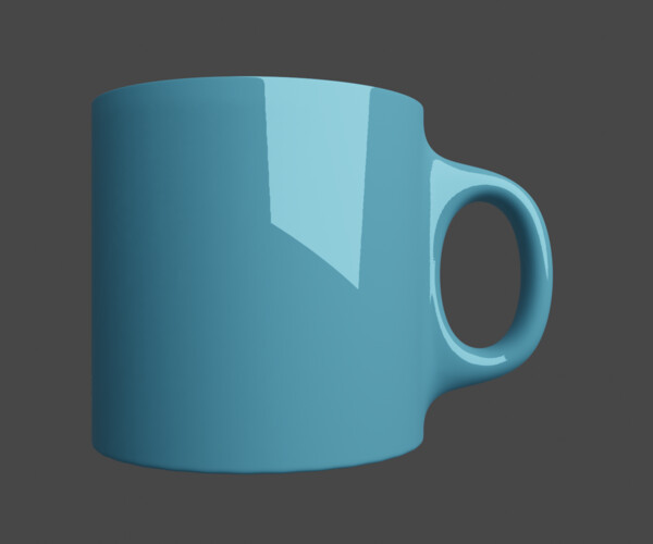 ArtStation - blue cup | Resources