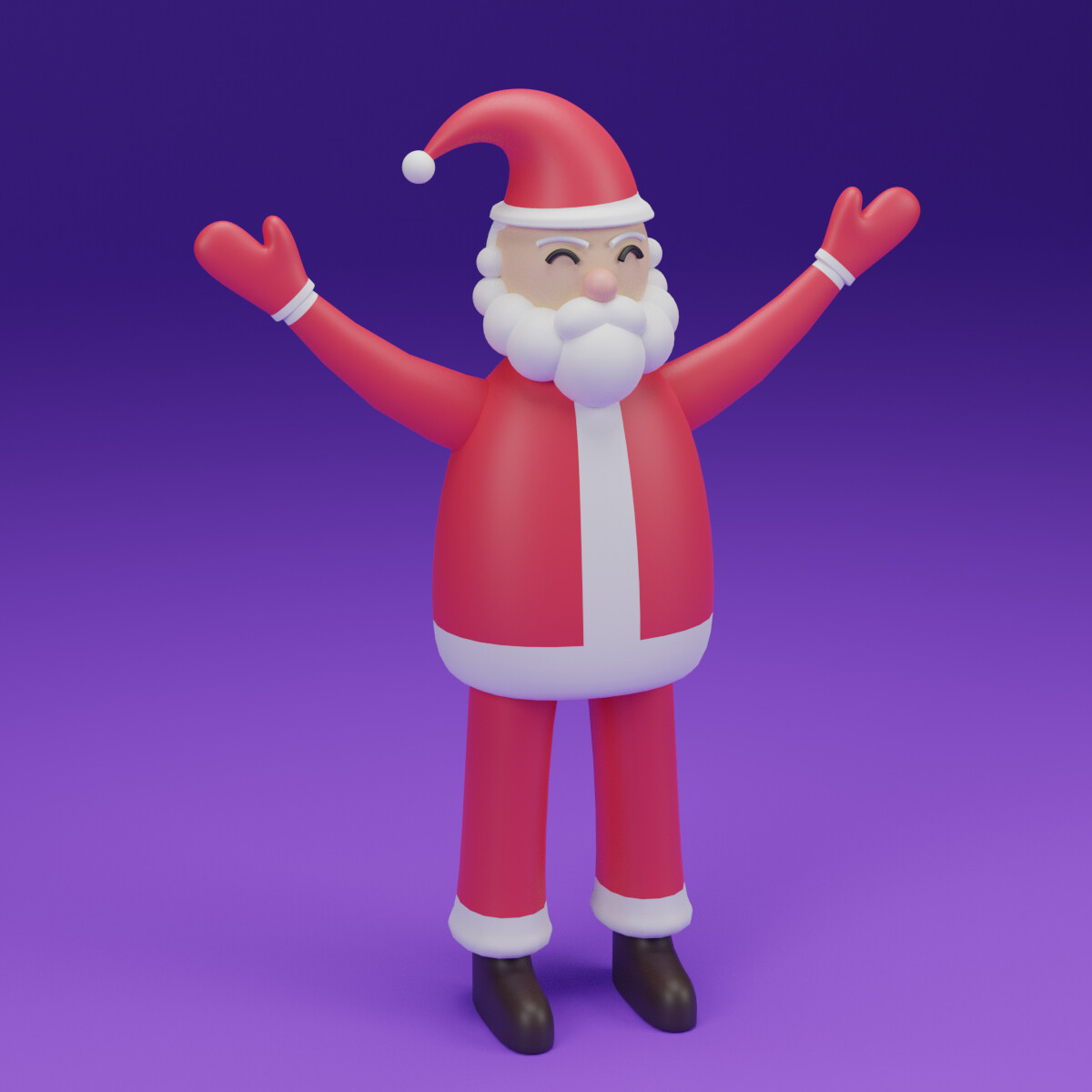 ArtStation - Cartoon Santa Claus | Resources