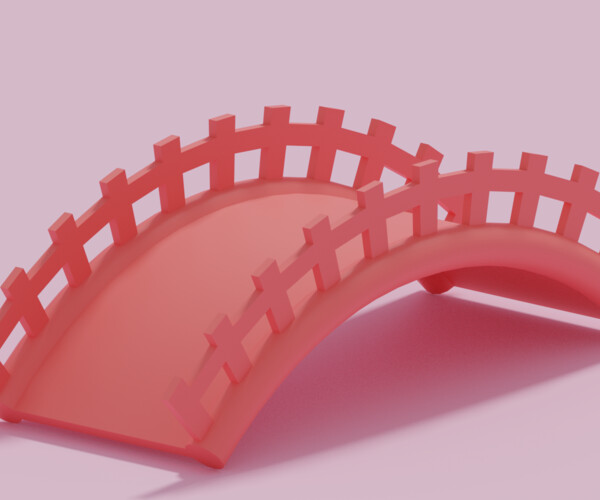 ArtStation - Cartoon Cute Bridge | Resources