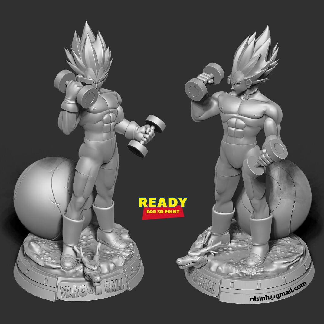 ArtStation - Vegeta with gym | Resources