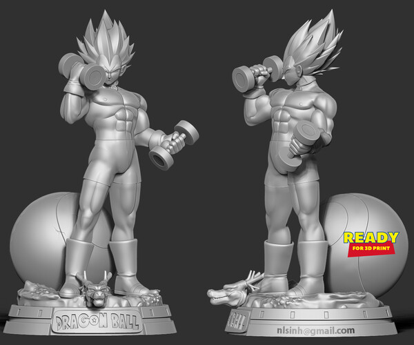 ArtStation - Vegeta with gym | Resources