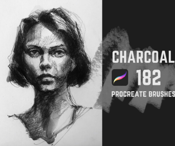 ArtStation - Procreate Charcoal Brushes | Brushes