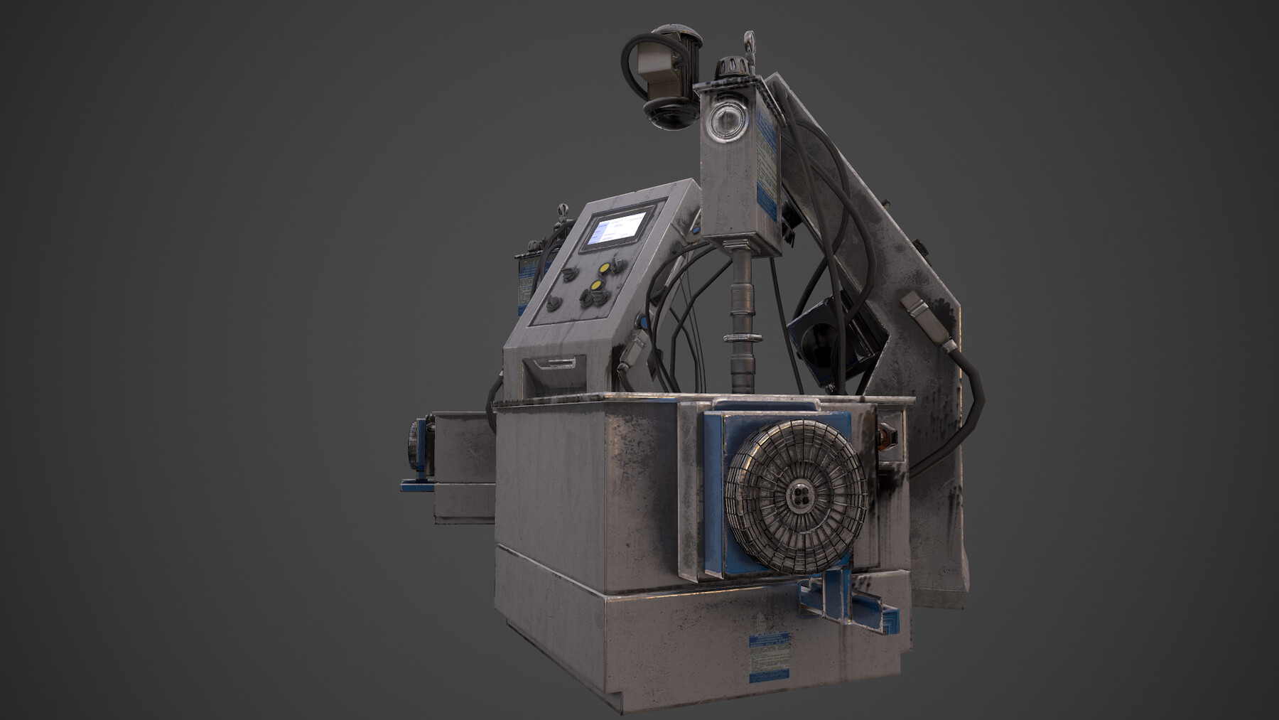 ArtStation - SciFi İndustrial Computer | Game Assets