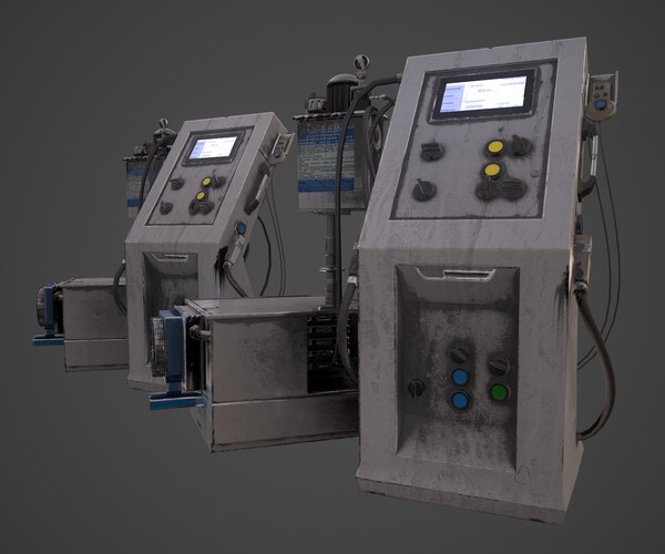 ArtStation - SciFi İndustrial Computer | Game Assets