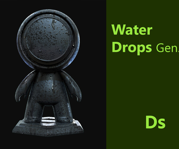 ArtStation - Water Drips Gen. | Game Assets