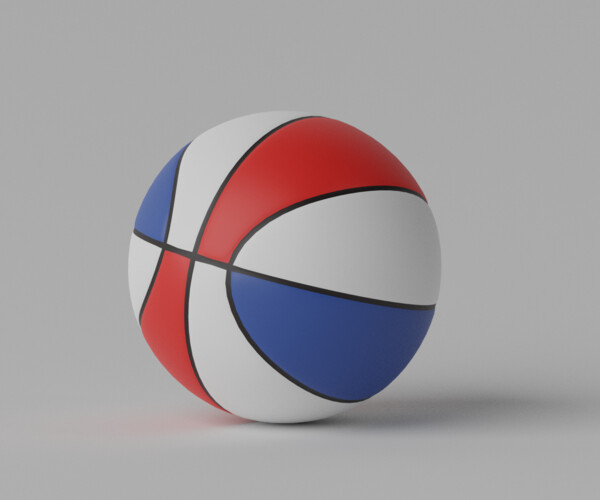 ArtStation - Tricolor Basketball Ball | Resources