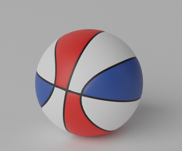 ArtStation - Tricolor Basketball Ball | Resources