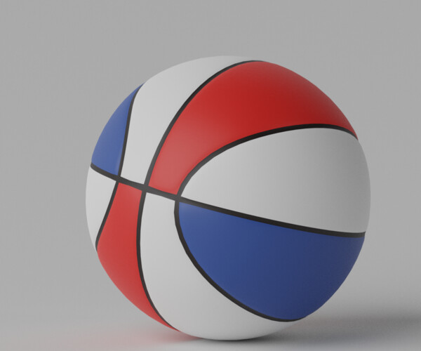 ArtStation - Tricolor Basketball Ball | Resources