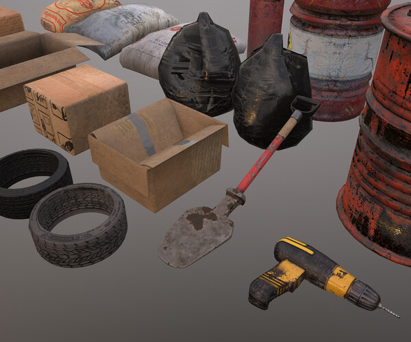 ArtStation - Industrial Asset Pack | Game Assets