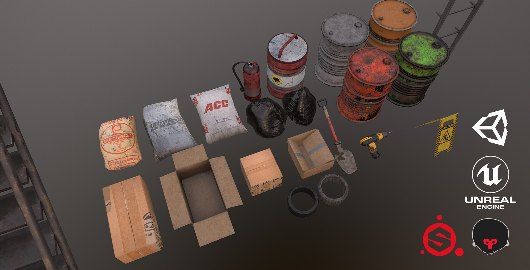 ArtStation - Industrial Asset Pack | Game Assets