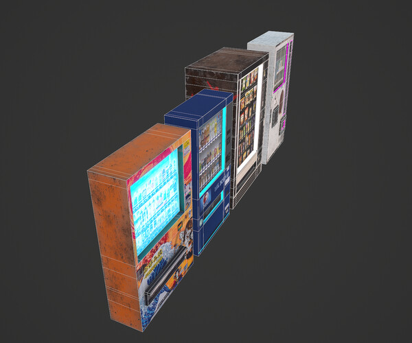 ArtStation - SciFi Vending Machine Pack | Game Assets