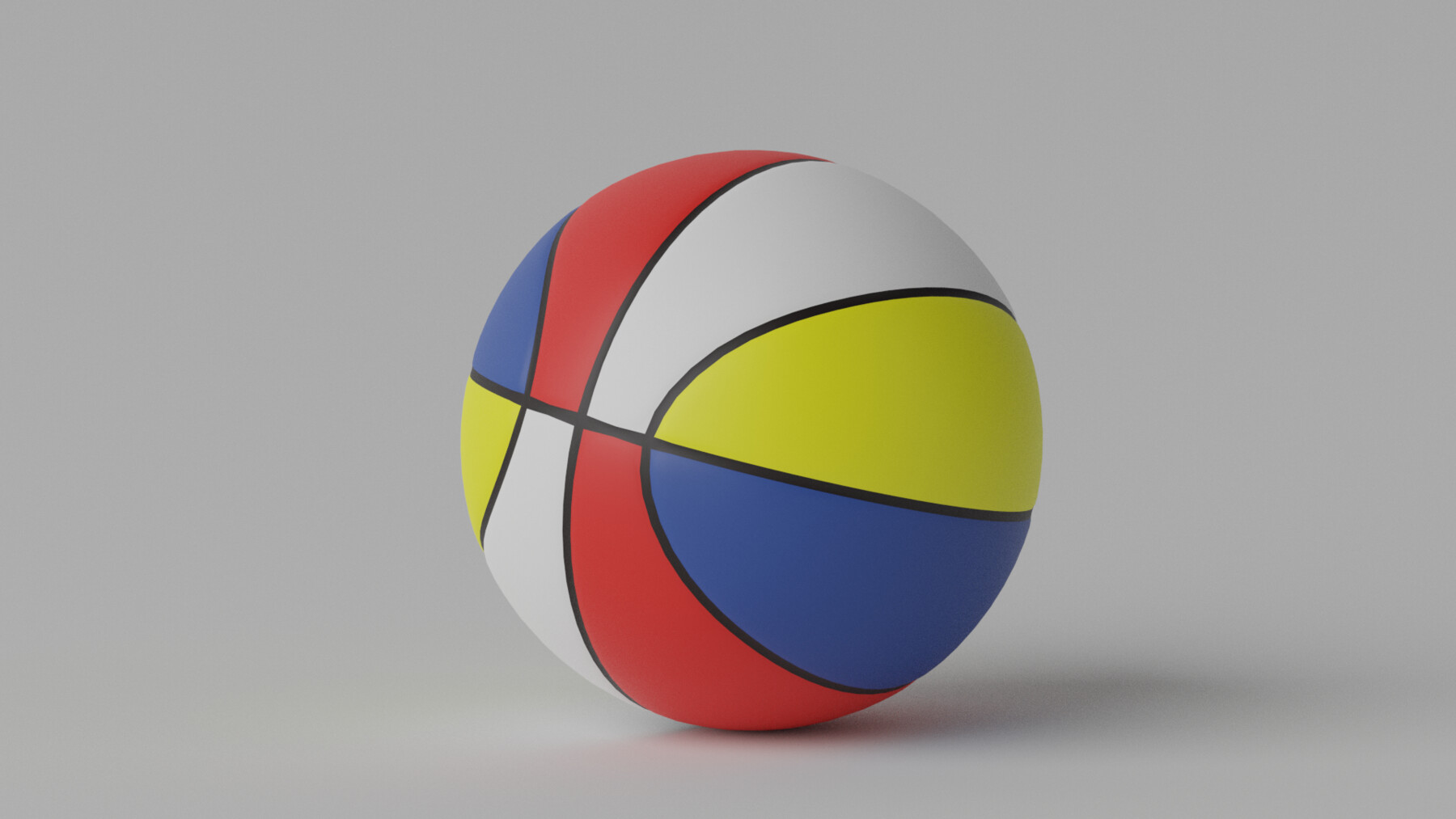 ArtStation - 4 Colour Basketball Ball | Resources