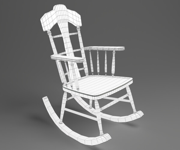 ArtStation - Rocking Chair Maya Rig | Resources