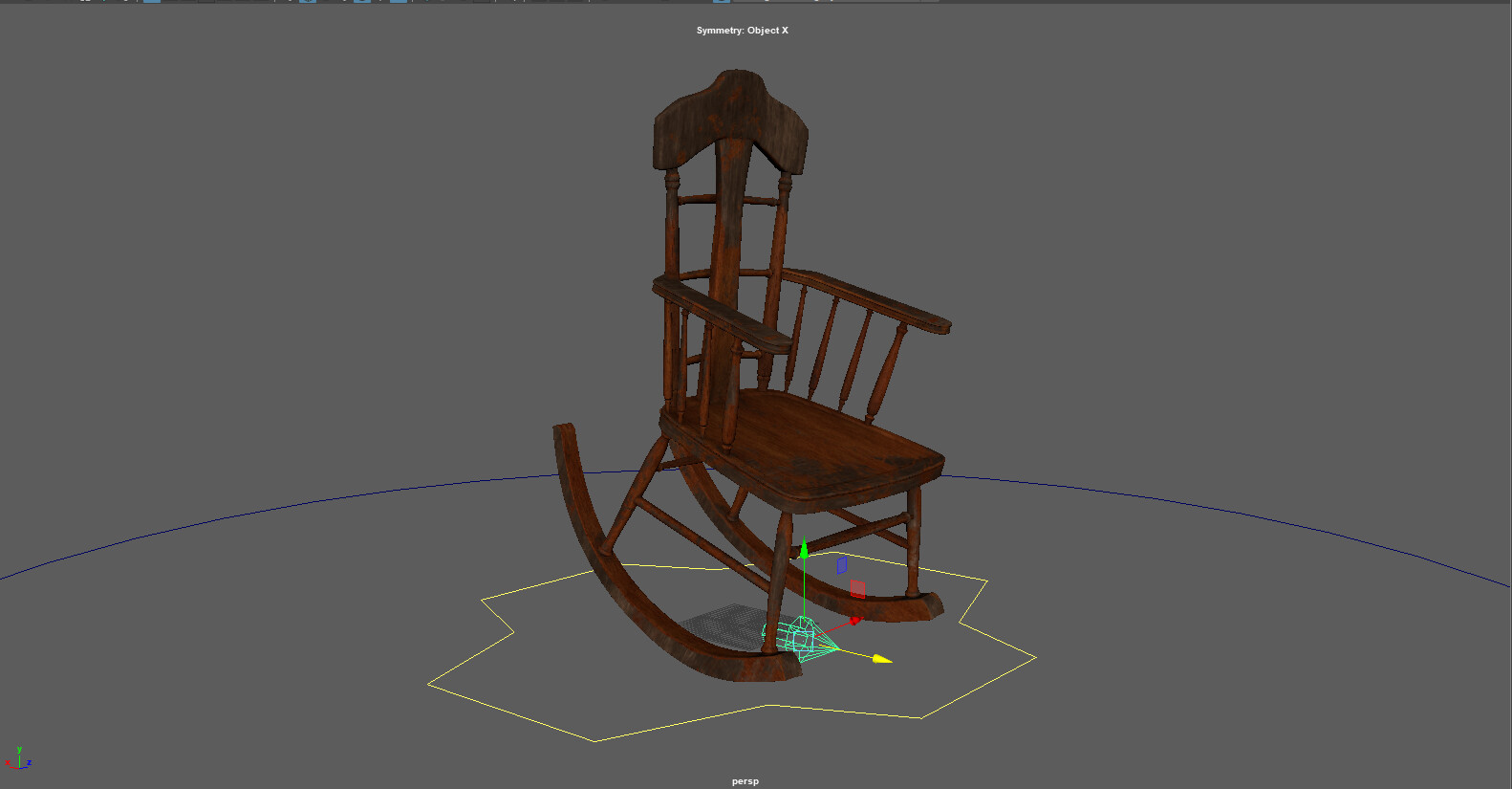 ArtStation - Rocking Chair Maya Rig | Resources