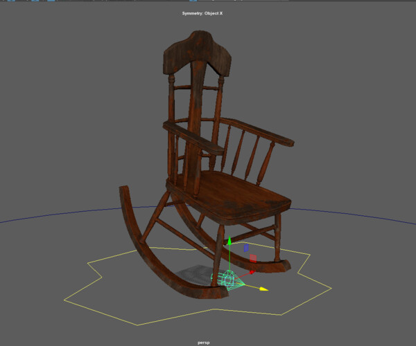 ArtStation - Rocking Chair Maya Rig | Resources