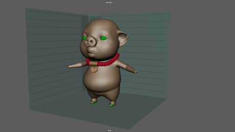 ArtStation - Disney style cartoon baby pigs man | Resources