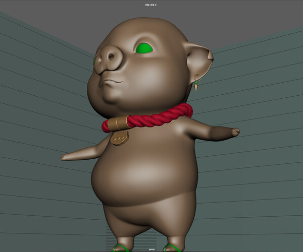 ArtStation - Disney style cartoon baby pigs man | Resources