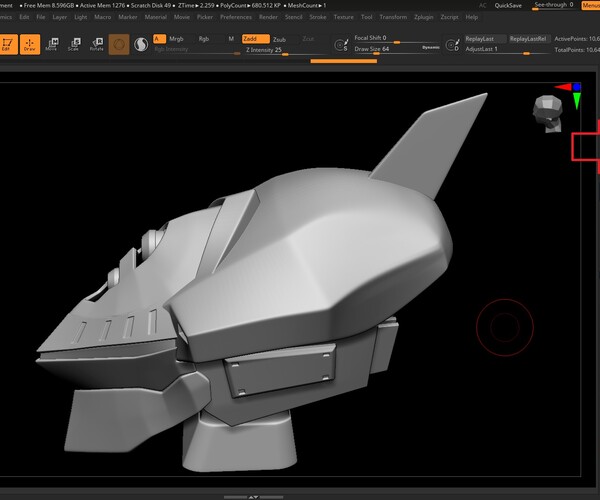 ArtStation - H01-WASP MECHA SUPPLY - HEAD | Resources