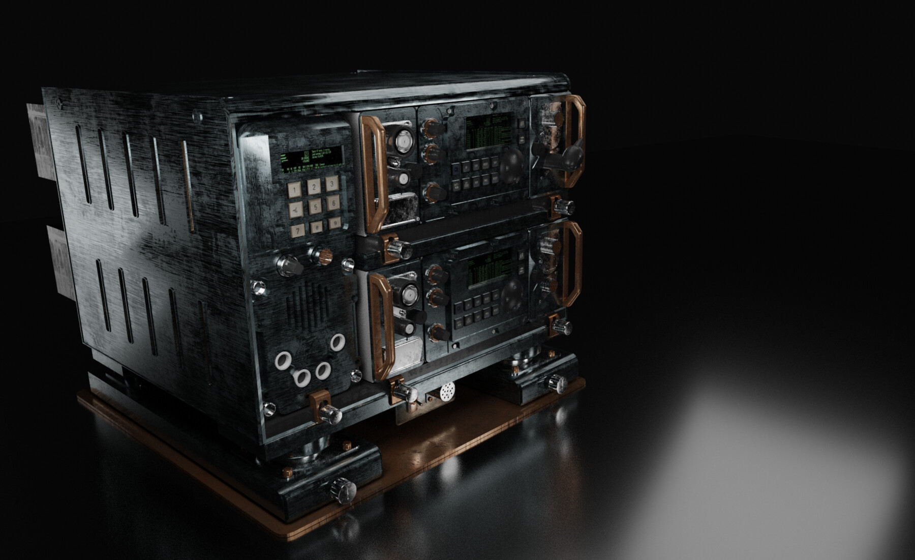 ArtStation - Sci-Fi Analog Communication Device High Poly | Game Assets