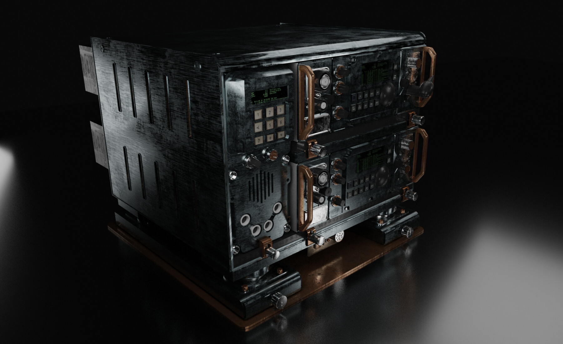 ArtStation - Sci-Fi Analog Communication Device High Poly | Game Assets