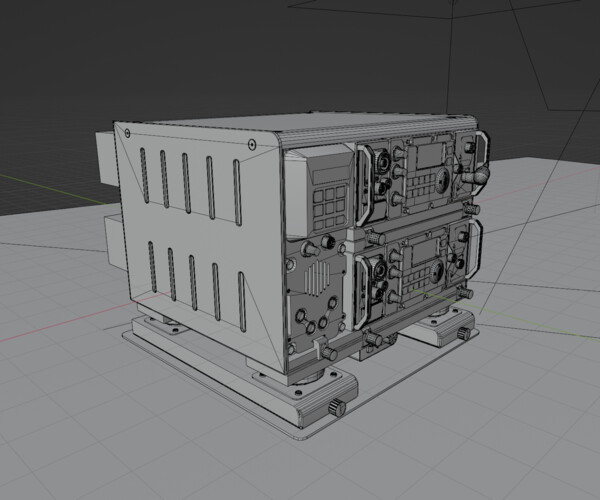 ArtStation - Sci-Fi Analog Communication Device High Poly | Game Assets