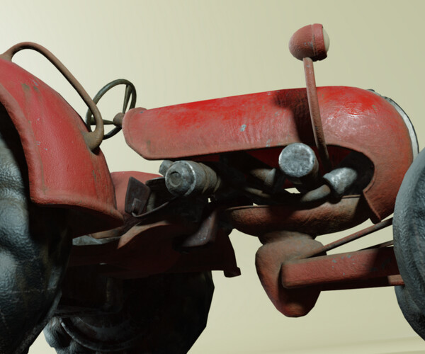 ArtStation - Tractor - Fallout | Game Assets