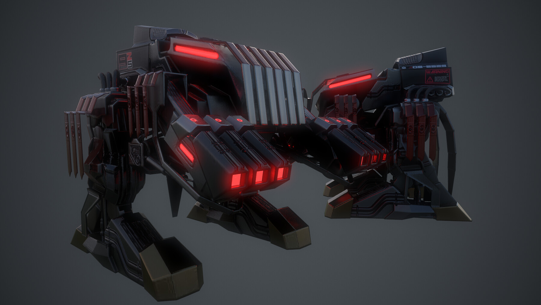 ArtStation - Sci-Fi Mecha Robot | Game Assets