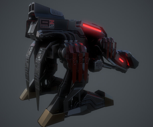 ArtStation - Sci-Fi Mecha Robot | Game Assets