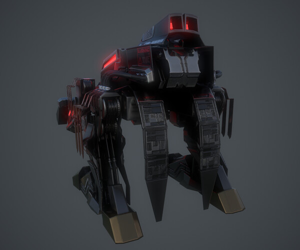 ArtStation - Sci-Fi Mecha Robot | Game Assets