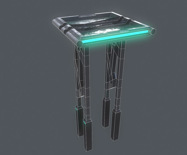 ArtStation - Sci-Fi Tower | Game Assets