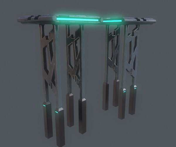 ArtStation - Sci-Fi Tower | Game Assets