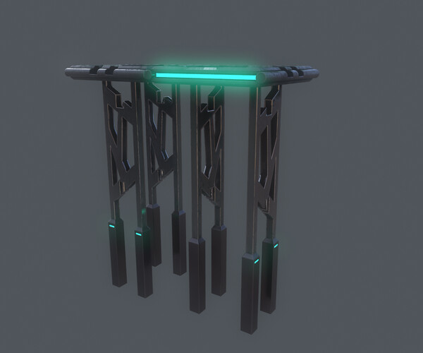 ArtStation - Sci-Fi Tower | Game Assets