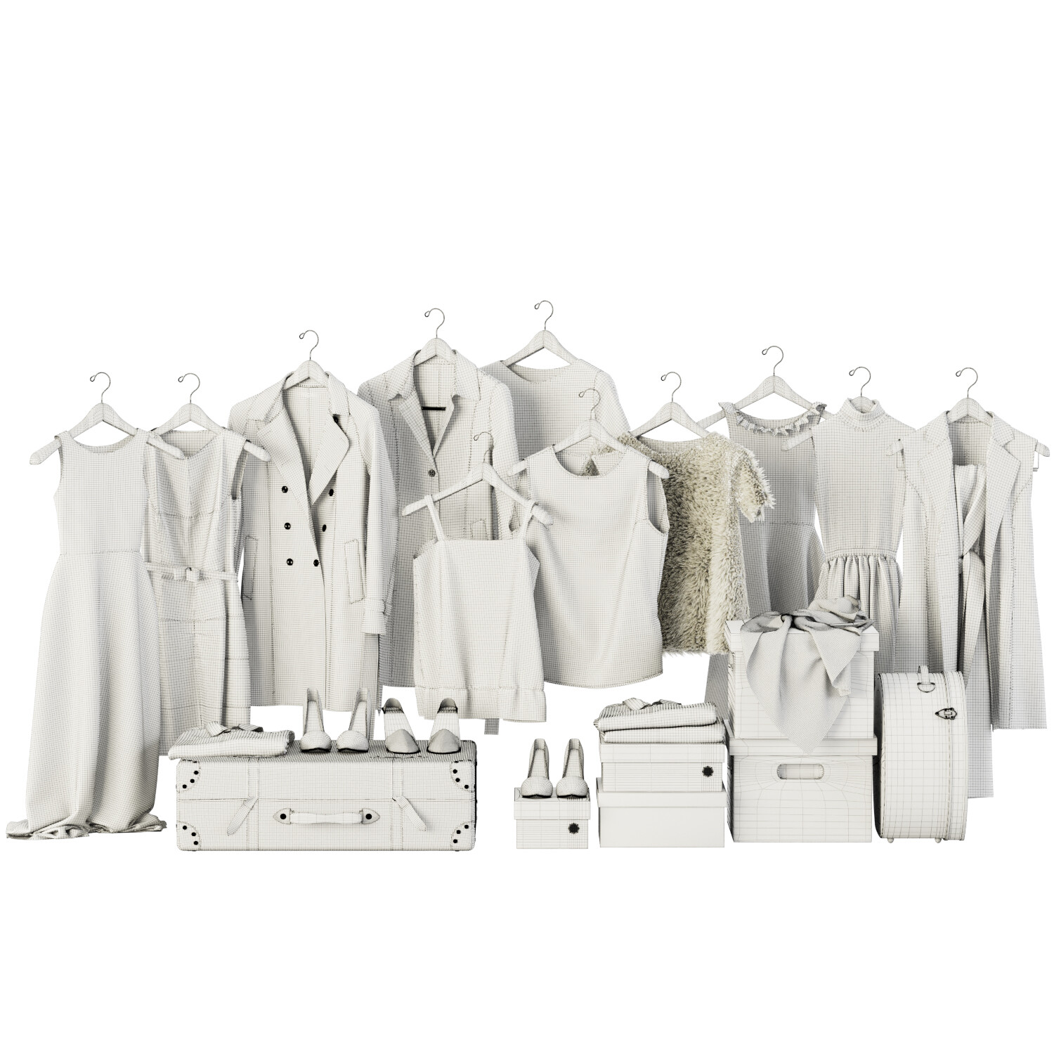 ArtStation - Wardrobe No 01 | Resources