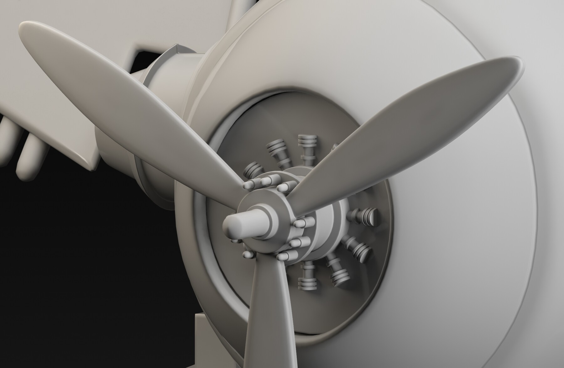 ArtStation - High Poly Conceptual Aircraft Engine Robot Base Mesh ...