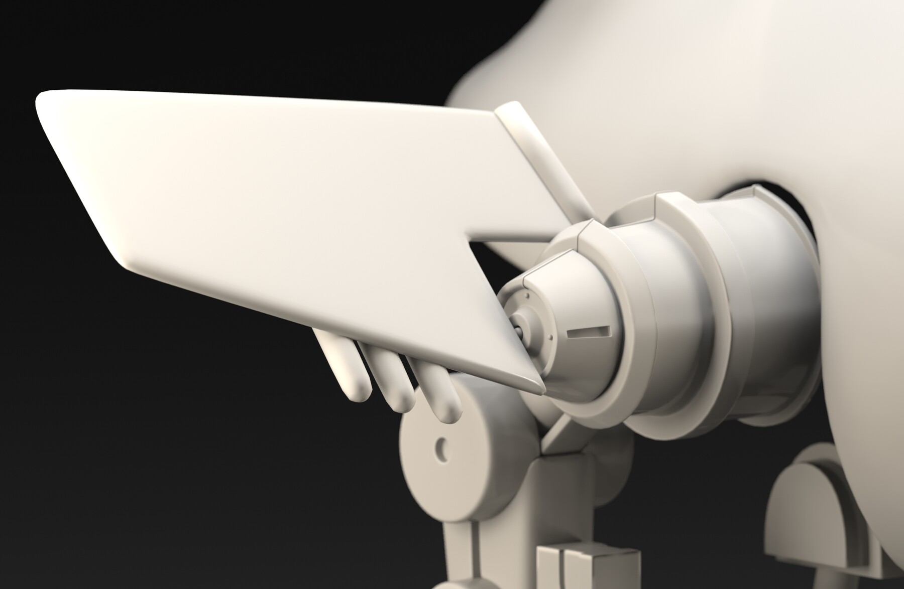 ArtStation - High Poly Conceptual Aircraft Engine Robot Base Mesh ...